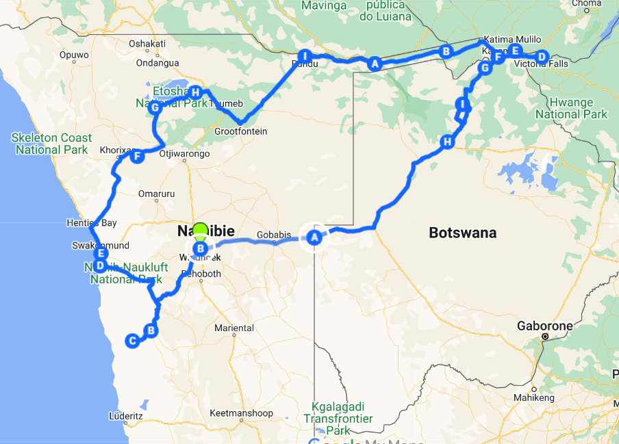 Namibia, Botswana, Victoria Falls – The Yellow Backpack